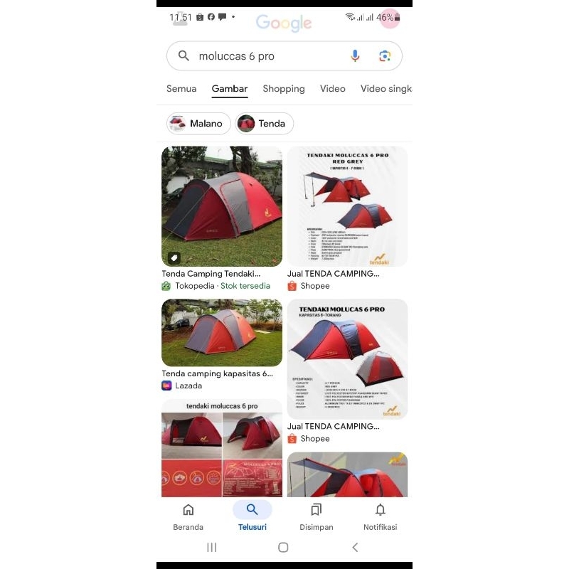 Jual tenda molucas 6 prooo | Shopee Indonesia