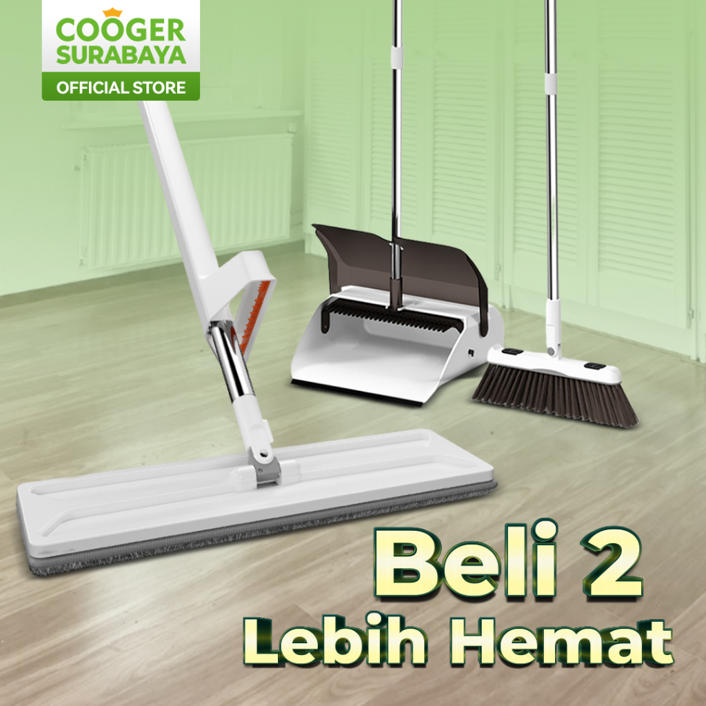 Jual [PAKET HEMAT] COOGER SURABAYA Set Sapu dan Pengki Lipat Luxury ...