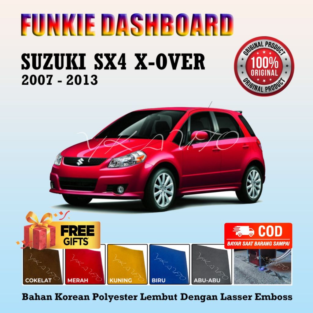 Jual Funkie Dashboard SX4 XOver Cover Dasboard Suzuki SX4 X-Over Dasbor ...
