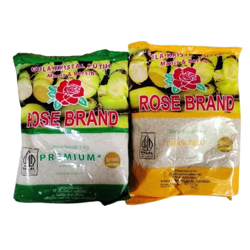 Jual Gula Pasir Rose Brand 1 kg | Gula Rose Brand 1 Kg | Rose Brand ...