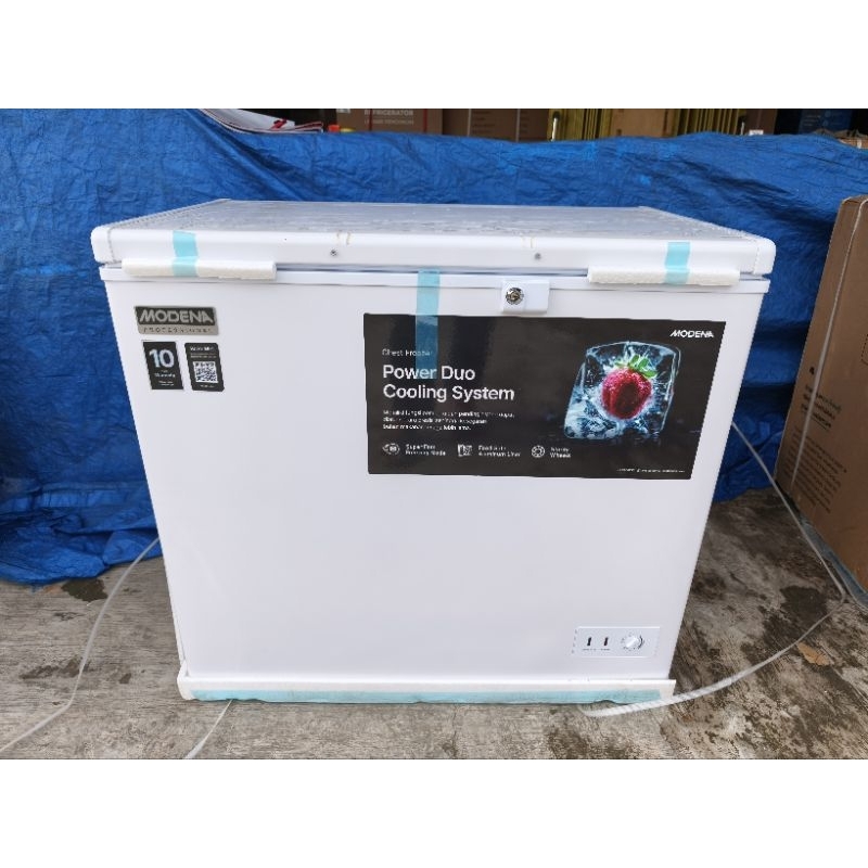 Jual boks freezer Modena 200 liter/ boks freezer Modena MD 0211MAWH ...