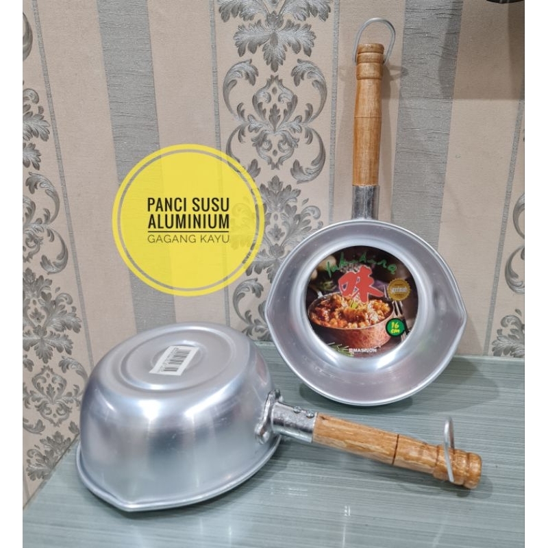 Jual PANCI SUSU GAGANG PANCI REBUS MIE PANCI ALUMINIUM MASPION SIZE 16 ...