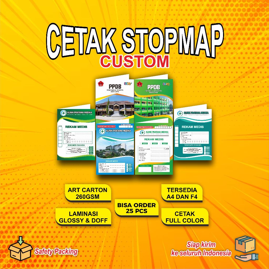 Jual CETAK MAP CUSTOM | MAP FOLDER | MAP SEKOLAH | MAP INSTANSI | MAP ...