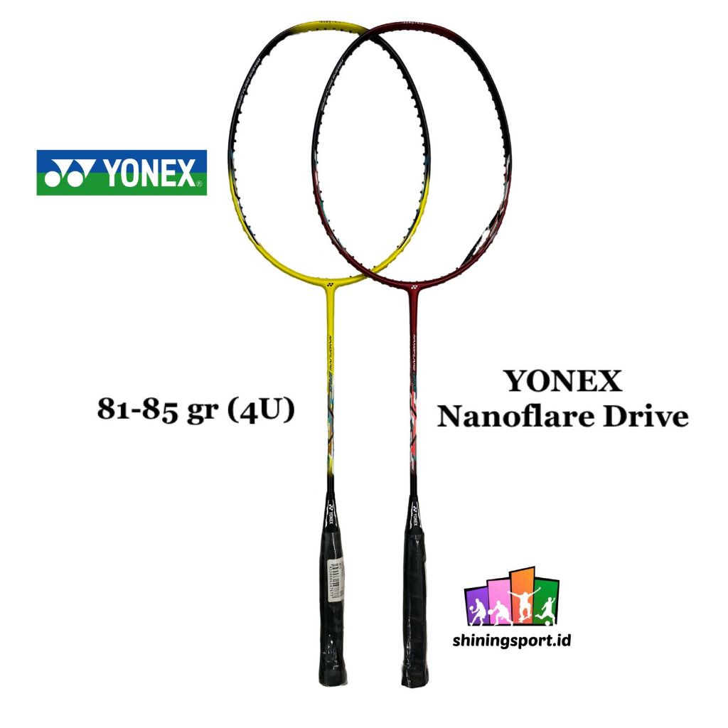 Jual Raket Badminton Yonex Nanoflare Drive (+ Free Towel Grip 2 pcs) | Shopee Indonesia