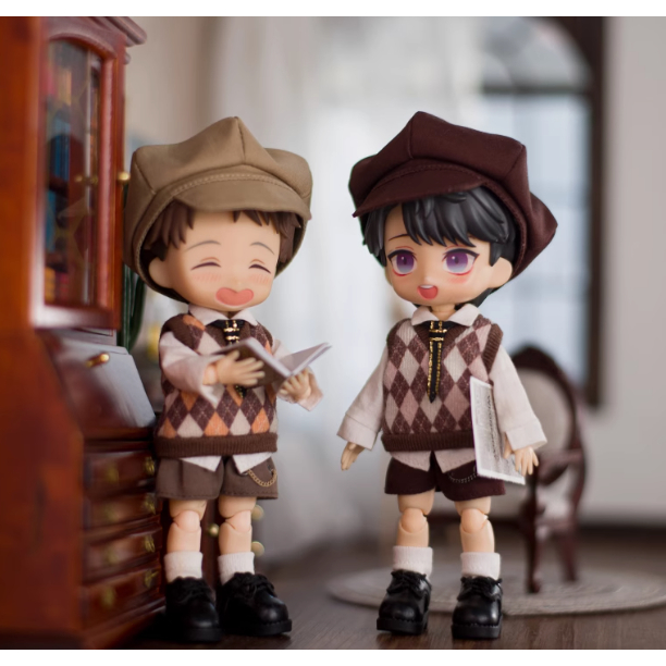 Jual Nendoroid Outfit / OB11 YMy DOD doll / British Style vest Uniform ...