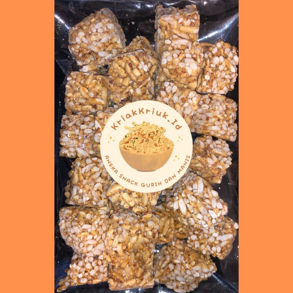 Jual KriakKriuk Snack Cemilan Kue Jipan/Kue Teng Teng Beras Ketan Rasa ...