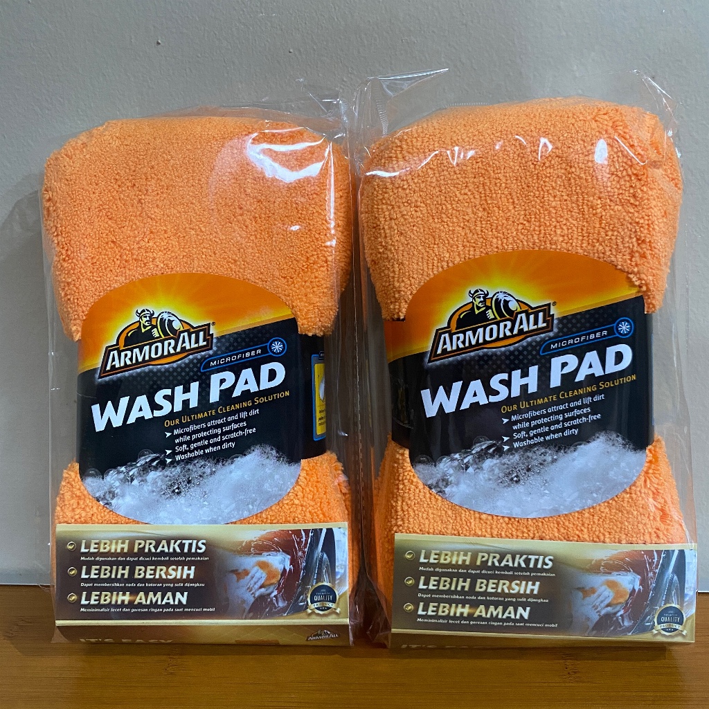 Jual Armor All Wash Pad / Sponge Cuci Mobil Motor | Shopee Indonesia
