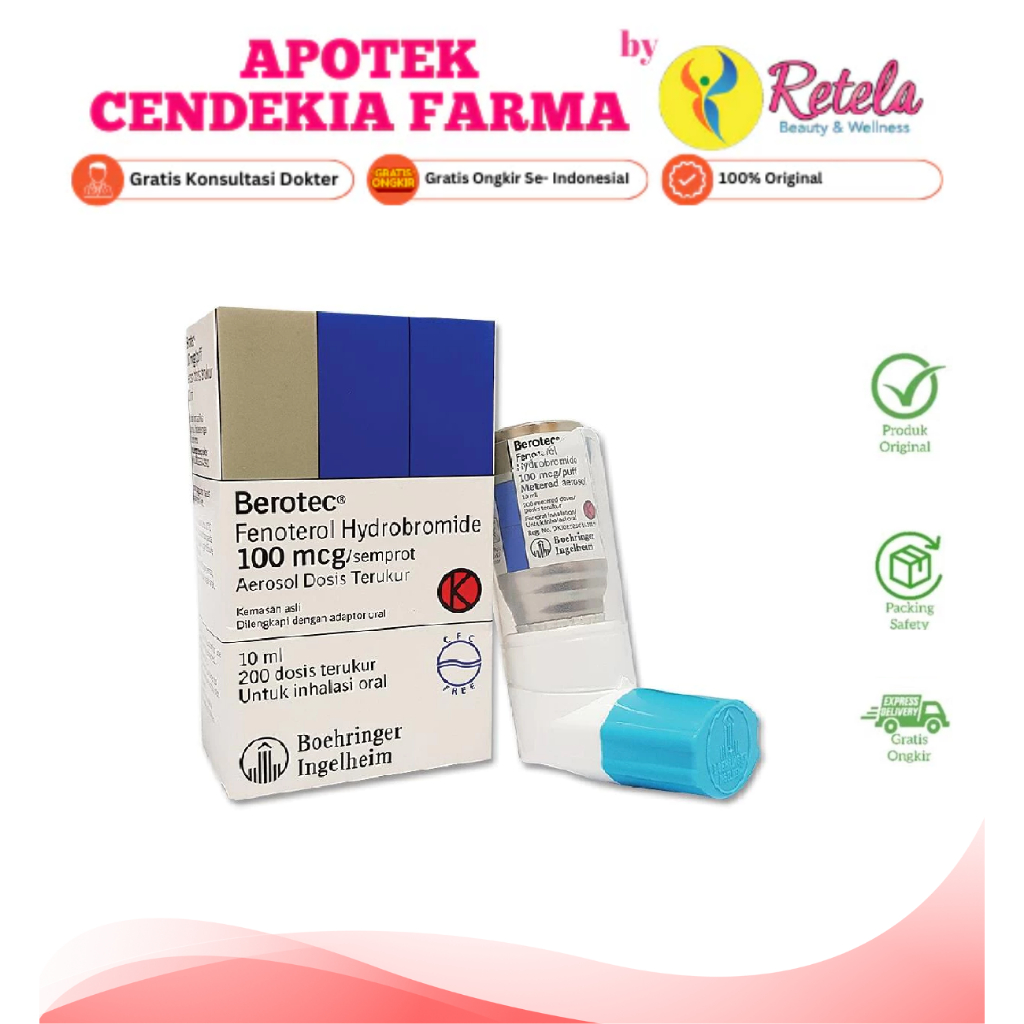 Jual BEROTEC MDI 100 MCG INHALER | Shopee Indonesia