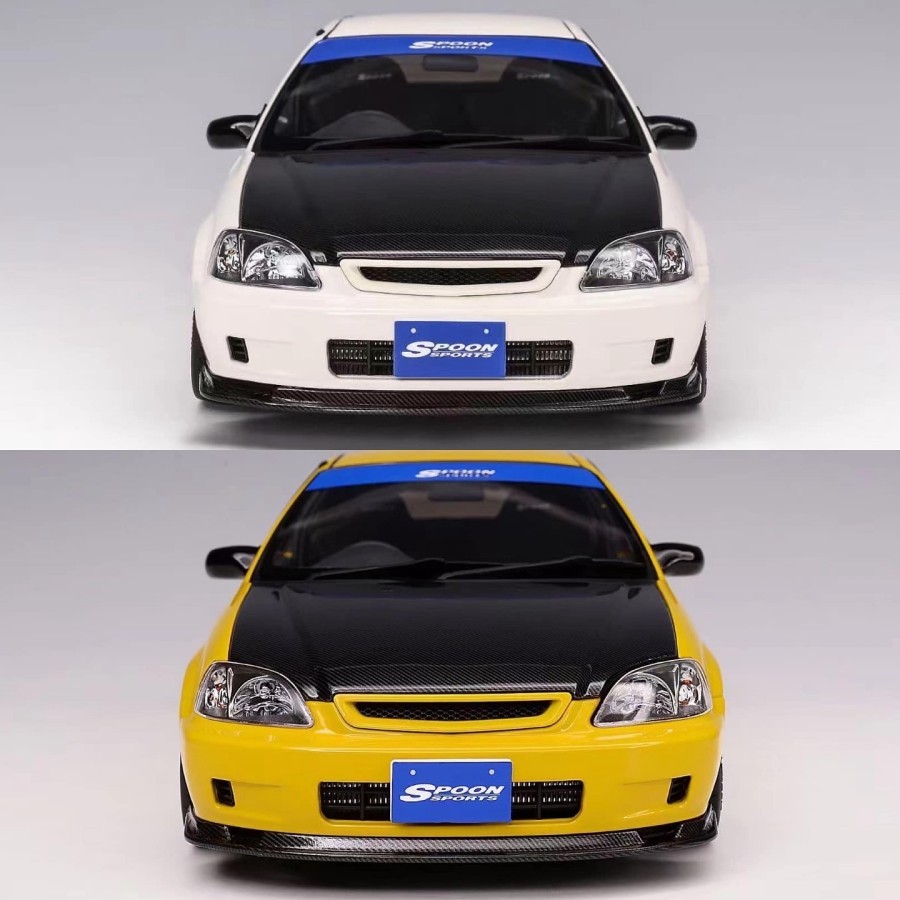 Jual Motorhelix 1:18 Honda Civic Type-R (EK9) Spoon Sports - Yellow ...
