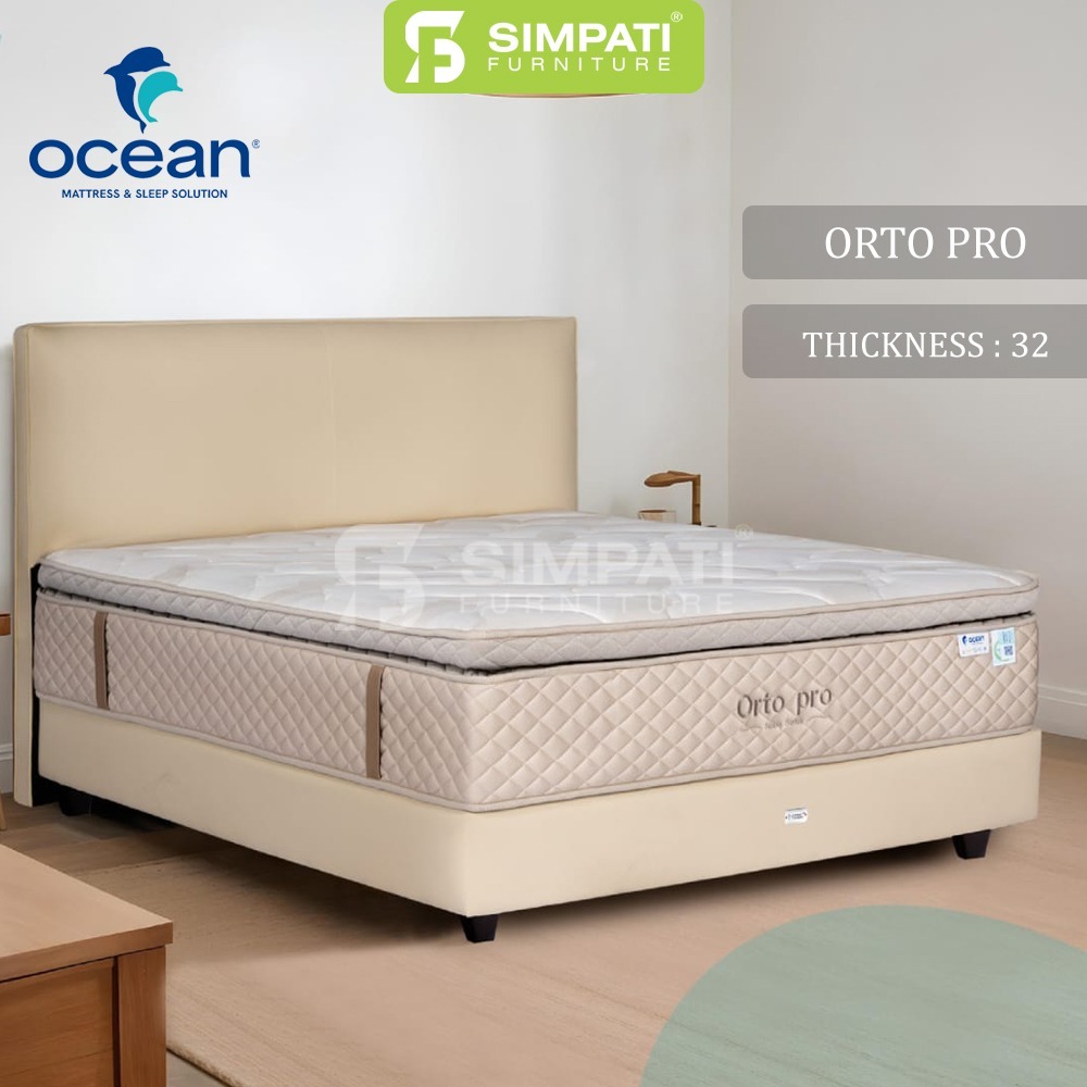Jual SET SPRINGBED Ocean Springbed-Kasur Ortho Pro Orthopedic | Shopee Indonesia