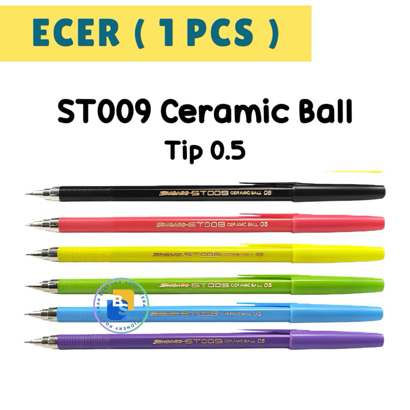 Jual Pulpen Standard / Standard Pen ST009 Ceramic Ball 0.5 Isi - 1 pcs ...