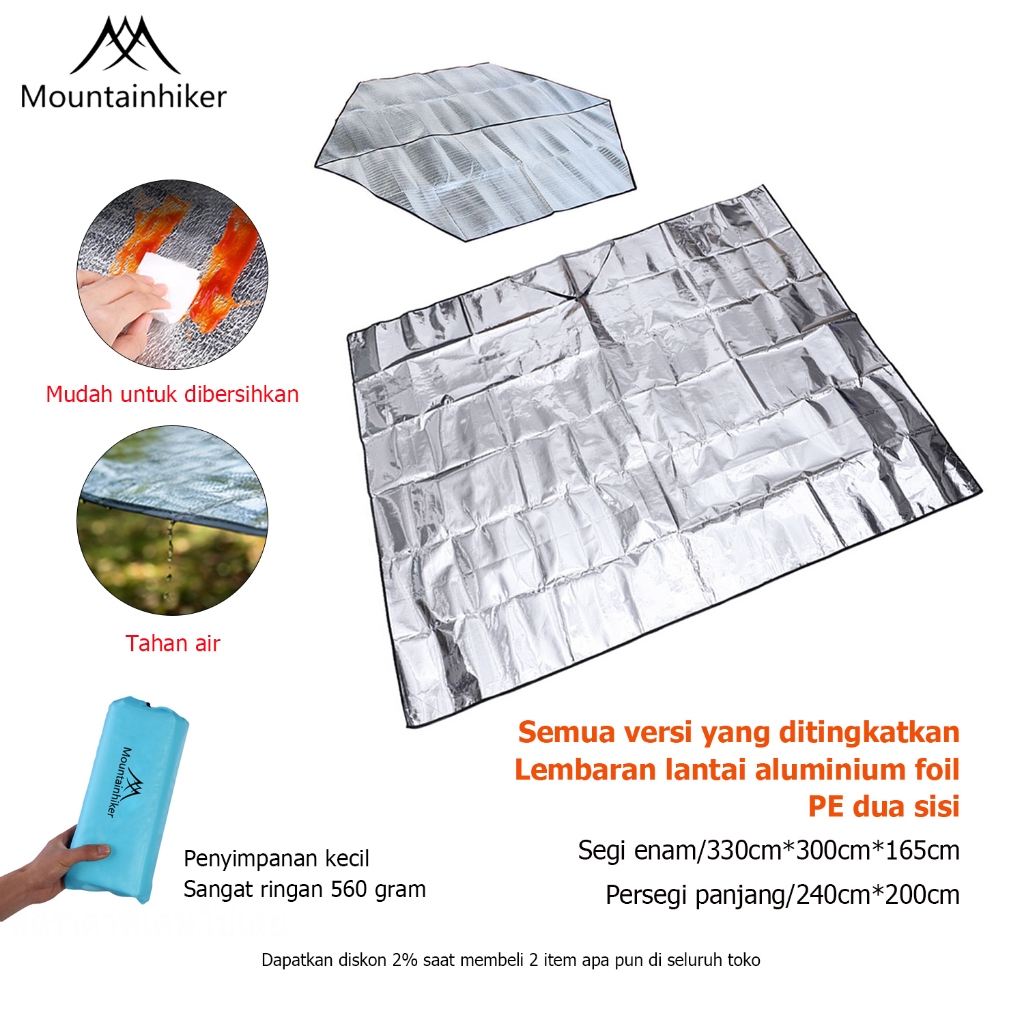 Jual Mountainhiker Matras Foil 200x200 Alumunium Camping Outdoor Alas ...