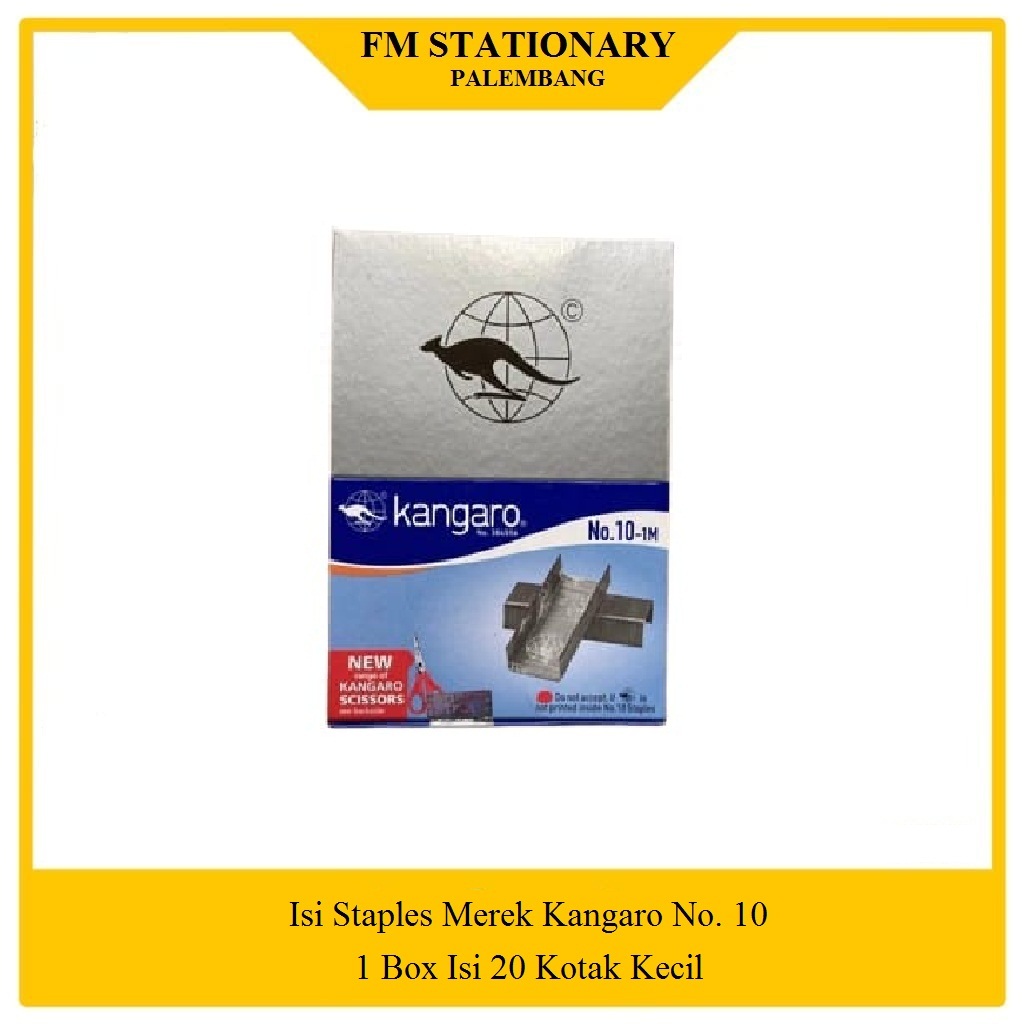 Jual ISI STAPLES KANGARO NO 10/ 1 PACK | Shopee Indonesia
