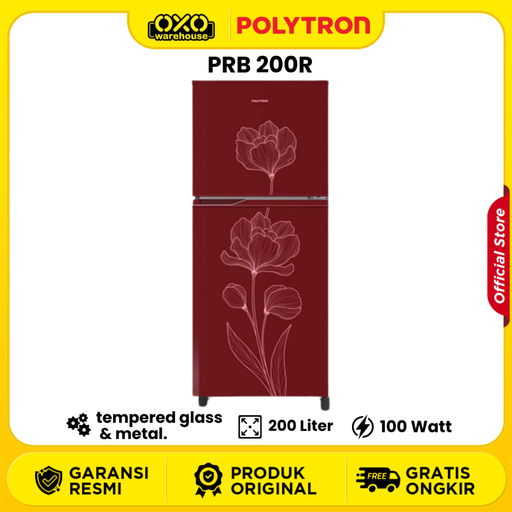Jual POLYTRON REF 2 Door PRB 200R Kulkas 2 Pintu Kapasitas 200 Liter ...