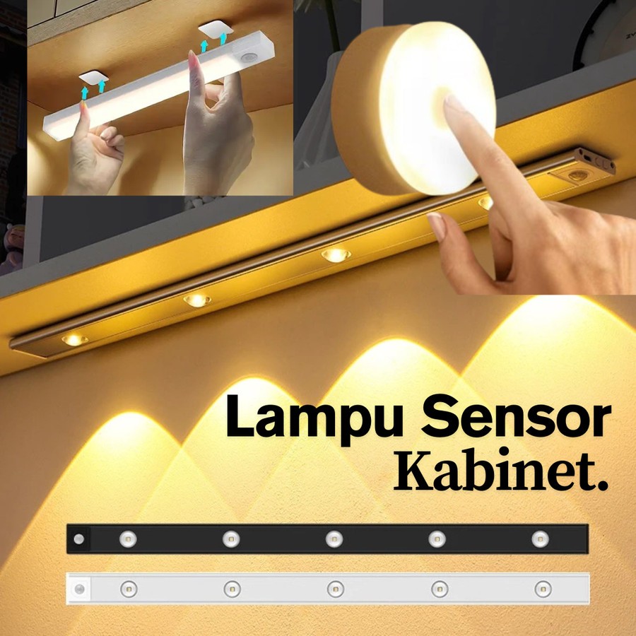Jual Lampu LED Sensor Otomatis Lampu Kamar Lampu Belajar Lampu Tempel ...