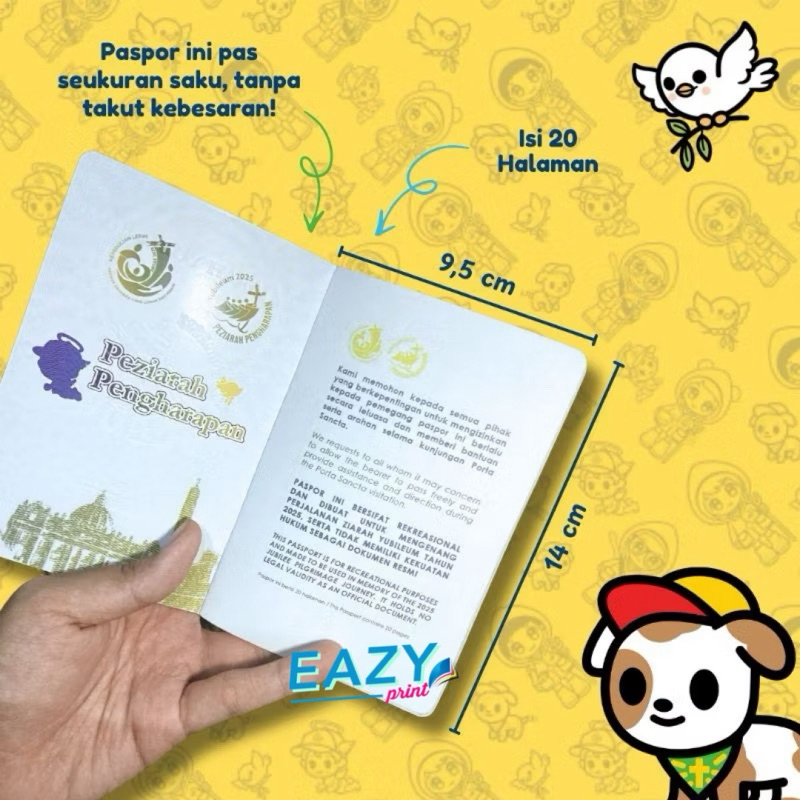 Jual Buku Passport Peziarah Pengharapan Yubileum Pilgrims Of Hope ...