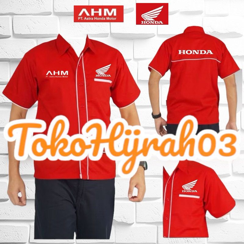 Jual KEMEJA AHM HONDA KEMEJA KERJA AHM MOTOR KEMEJA HONDA AHM PT ASTRA ...