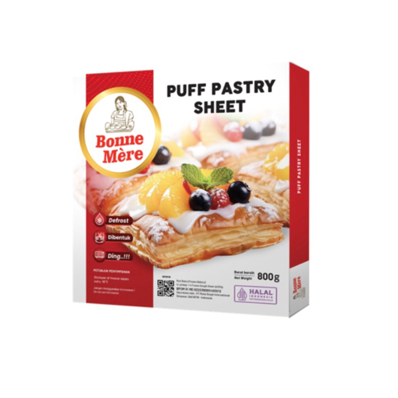 Jual Puff Pastry Sheet 800gr Bonne Mere | Shopee Indonesia