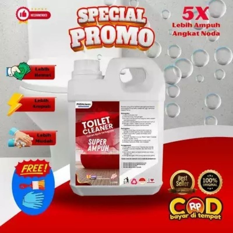 Jual cairan push clean MG CAIRAN PINK toilet PEMBERSIH kamar mandi ...