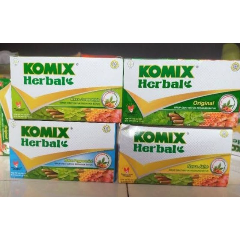 Jual Komix Herbal Sachet 15ml 1 pack (6 sachet) | Shopee Indonesia