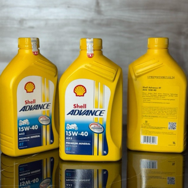 Jual Shell Advance AX5 15W-40 (1 Liter) Original | Shopee Indonesia