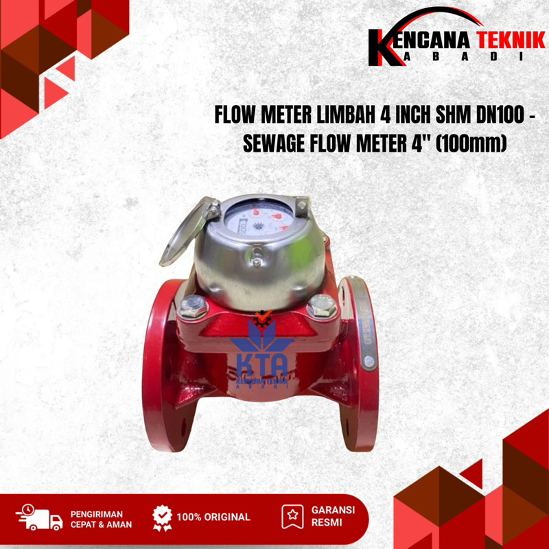 Jual FLOW METER LIMBAH 4 INCH SHM DN100 - SEWAGE FLOW METER 4" (100mm ...