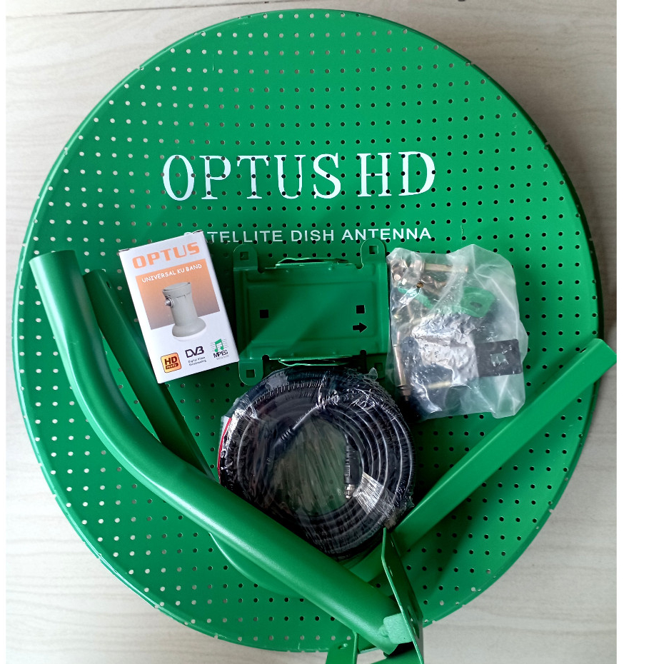 Jual Dish Parabola Offset 45cm OPTUS berikut LNB dan Kabel | Shopee ...
