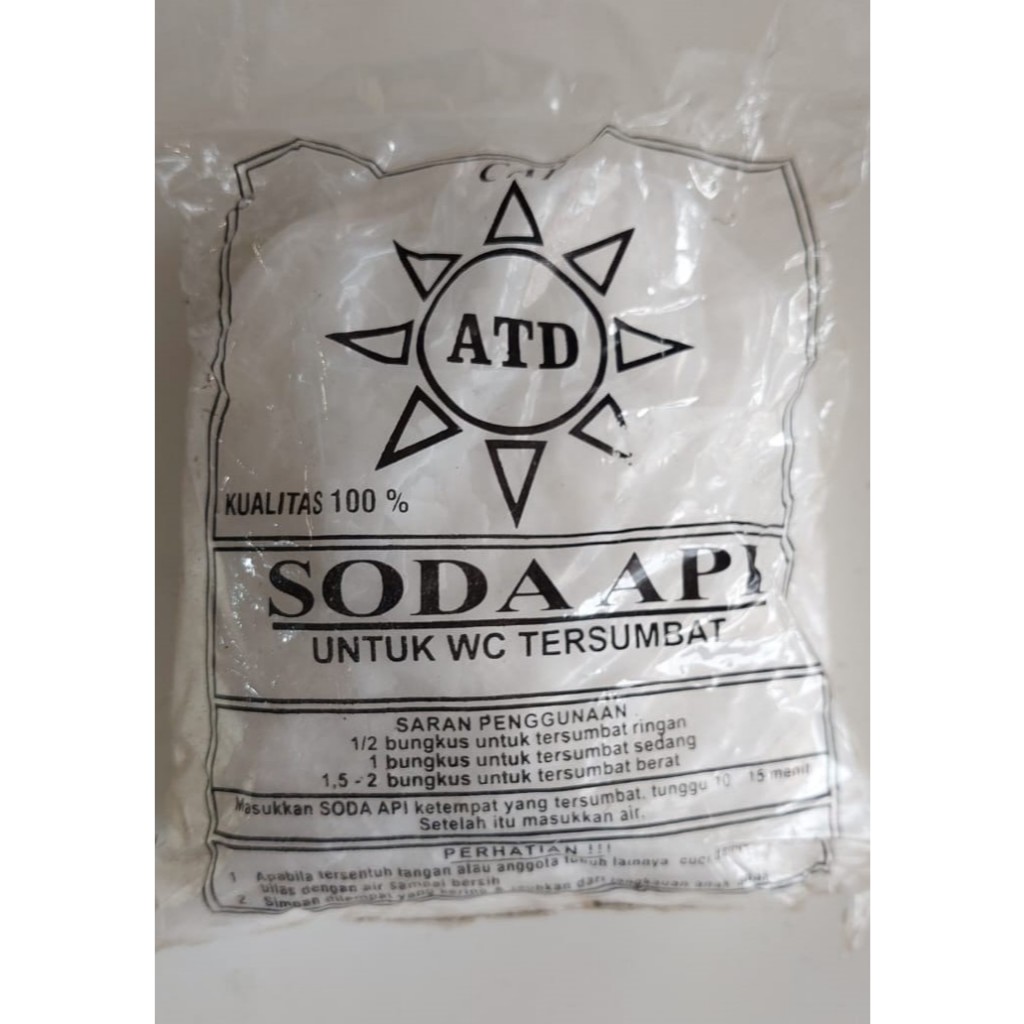 Jual Soda Api Pembersih saluran wc mampet 500 Gram | Shopee Indonesia