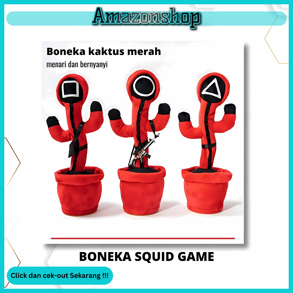 Jual Boneka Squid Game Berbicara Goyang Merekam Suara New Model ...
