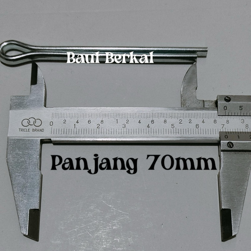 Jual cotter pin 6x70 split pin M6x70 spipen 6mm x 70mm split pen 6x70mm ...