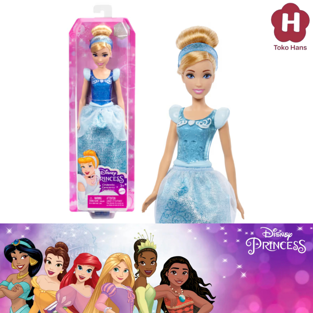 Jual HTH Disney Princess Mainan Boneka Fashion Doll Cinderella Ariel ...