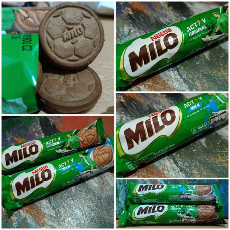Jual Milo 104gr Biscuit Sandwich dengan Krim Coklat Chocolate dan Malt ...
