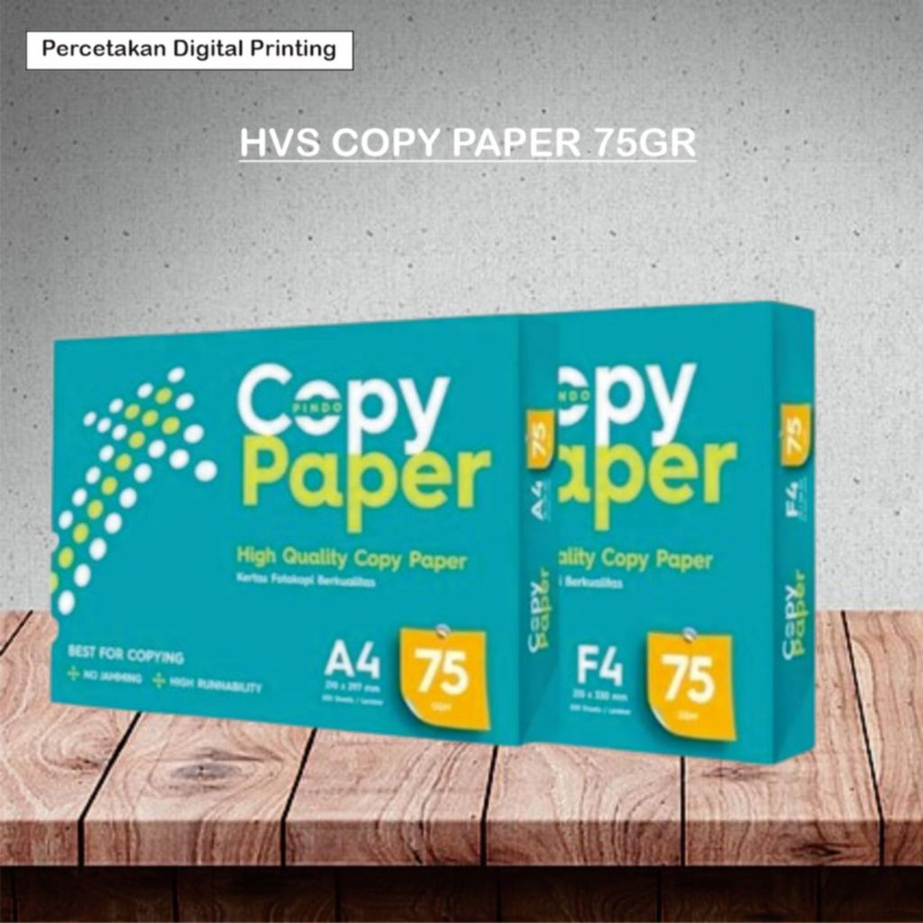 Jual KERTAS HVS COPY PAPER / KERTAS HVS 75 GRAM / KERTAS FOTOCOPY HVS ...