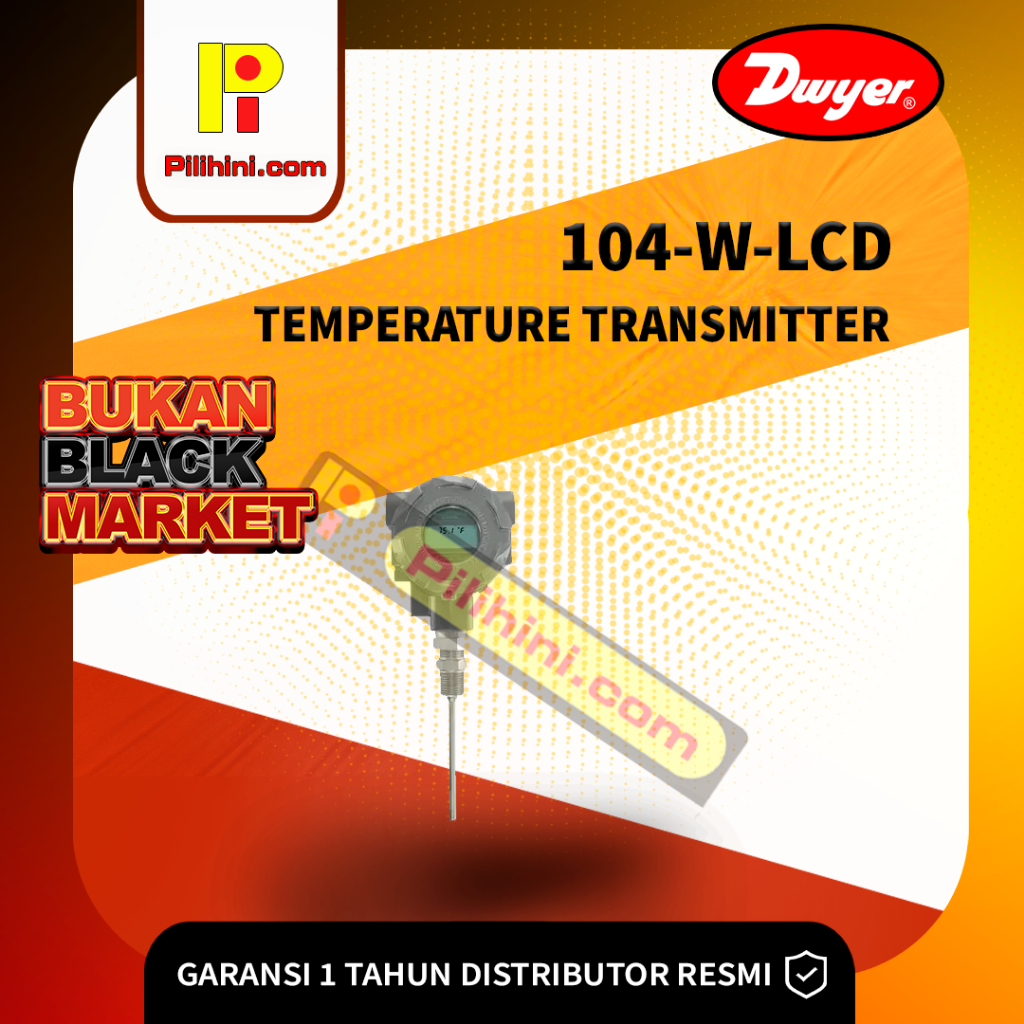 Jual Dwyer TTE 104-W-LCD Explosion-Proof RTD Temperature Transmitter | Shopee Indonesia