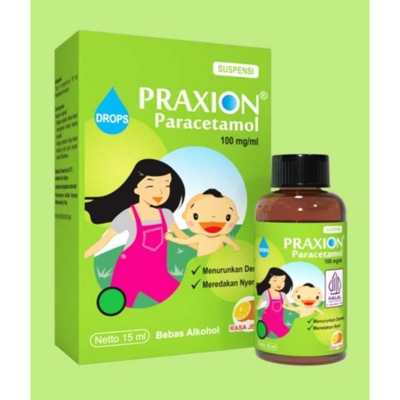 Jual Praxion drops suspension 100mg/ml, paracetamol drops.penurun ...