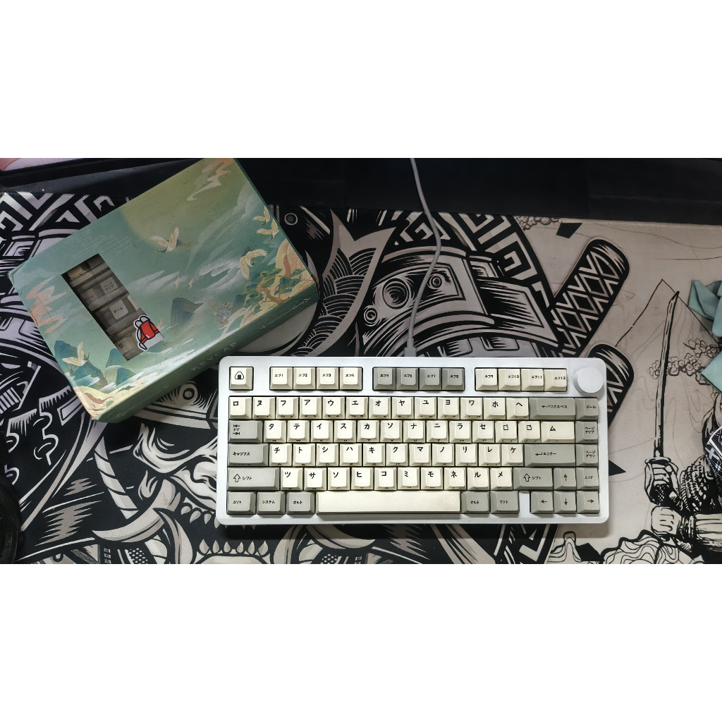 Jual Keycaps PBT Dye Sub Cherry Profile Retro Katakana Sideprint ...