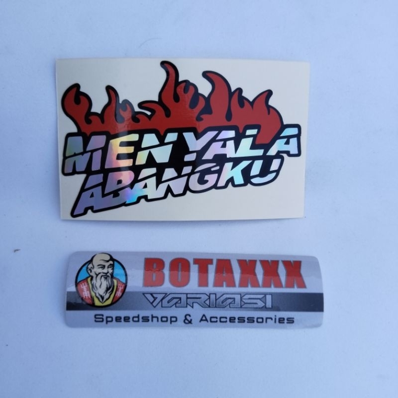 Jual STIKER STICKER MENYALA ABANGKU CUTTING | Shopee Indonesia
