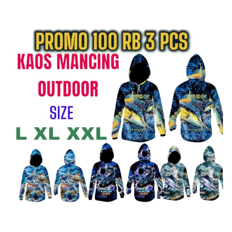 Jual Jersey Mancing Baju Mancing Lengan Panjang Full Printing Kaos ...