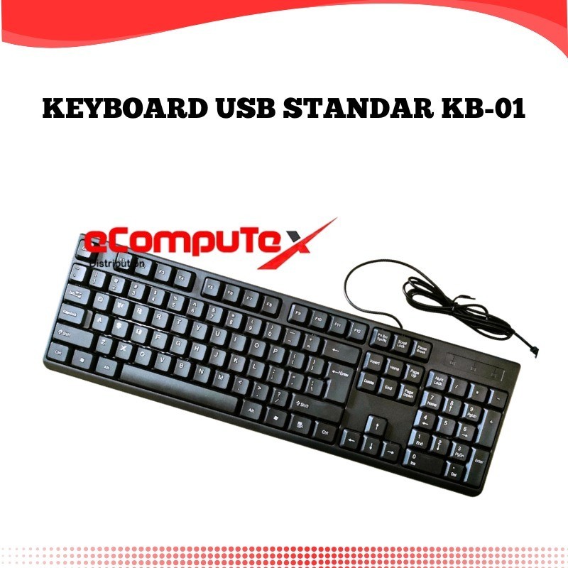 Jual KEYBOARD STANDAR USB KB-01 OFFICE BUSINESS / USB KEYBOARD STANDARD ...