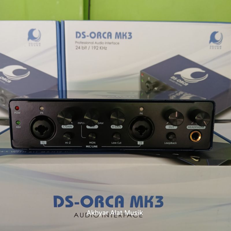 Jual USB Audio Interface Soundcard DS Orca MK3 Original Dolphin Sound ...