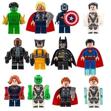 Jual Mainan Figure Brick Mini Boneka Sosok Bangunan / Action Figures ...