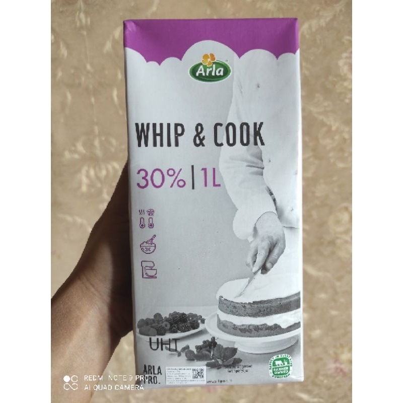 Jual ARLA PRO WHIP & COOK 1 LITER/WHIPPING CREAM 1 LITER/ARLA WHIP ...