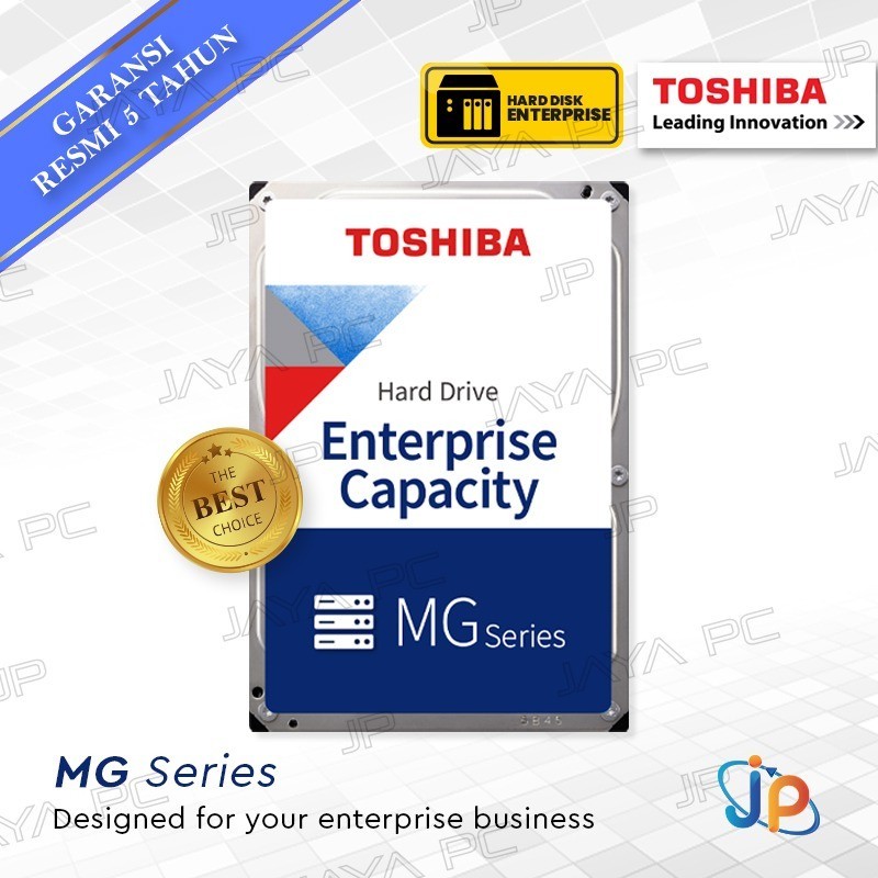 Jual Toshiba Nearline Enterprise 20TB 3.5" HDD/ HD/ Hardisk/ Harddisk ...