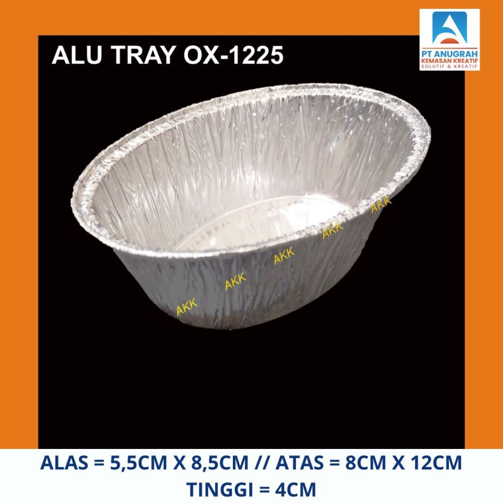 Jual Alu Tray Ox-1225 / Aluminium Foil Cup (10 Pcs) | Shopee Indonesia