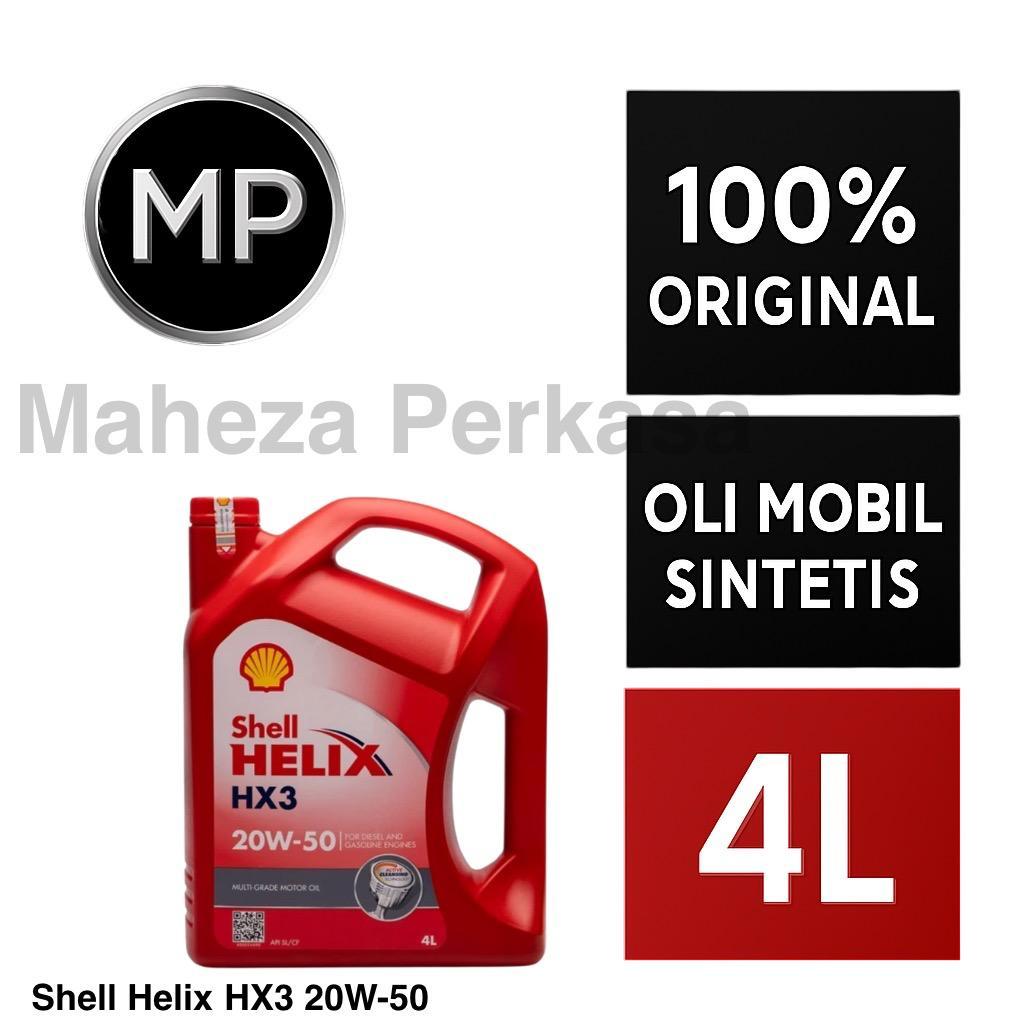 Jual Shell Helix Hx3 20w50 / Helix Hx3 / Oli Mesin Shell Helix Hx3 4L ...