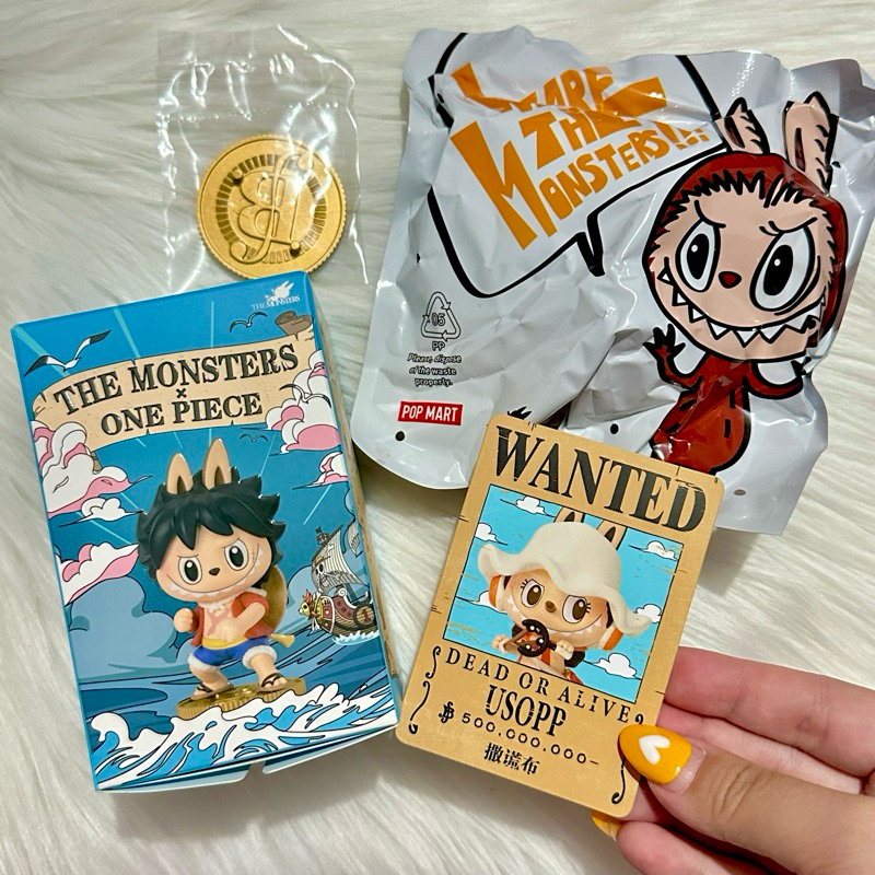 Jual POP MART THE MONSTERS Labubu x ONE PIECE Usopp Action Figures 100% ...
