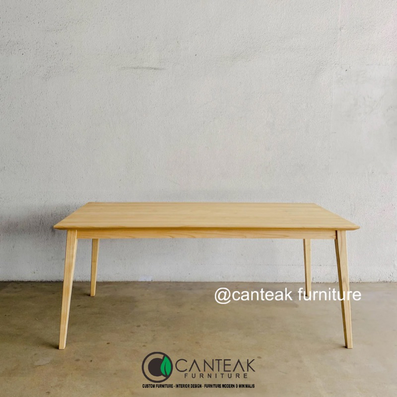 Jual MARTIN DINING TABLE-MEJA MAKAN MINIMALIS-MEJA CAFE | Shopee Indonesia