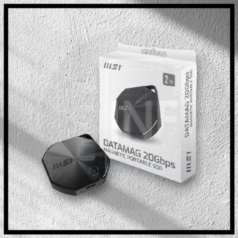 Jual MSI DATAMAG 20Gbps 2TB - Magnetic Portable External SSD USB Type-C | Shopee Indonesia