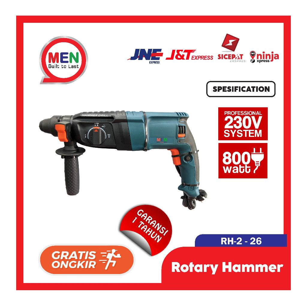 Jual MEN ROTARY HAMMER 2-26mm 800W | Shopee Indonesia