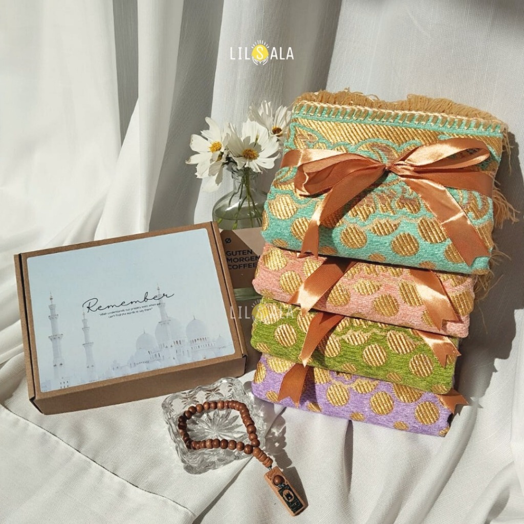 Jual [BAR2] Hampers Lebaran Sajadah Turki Dewasa Free Tasbih Souvenir ...